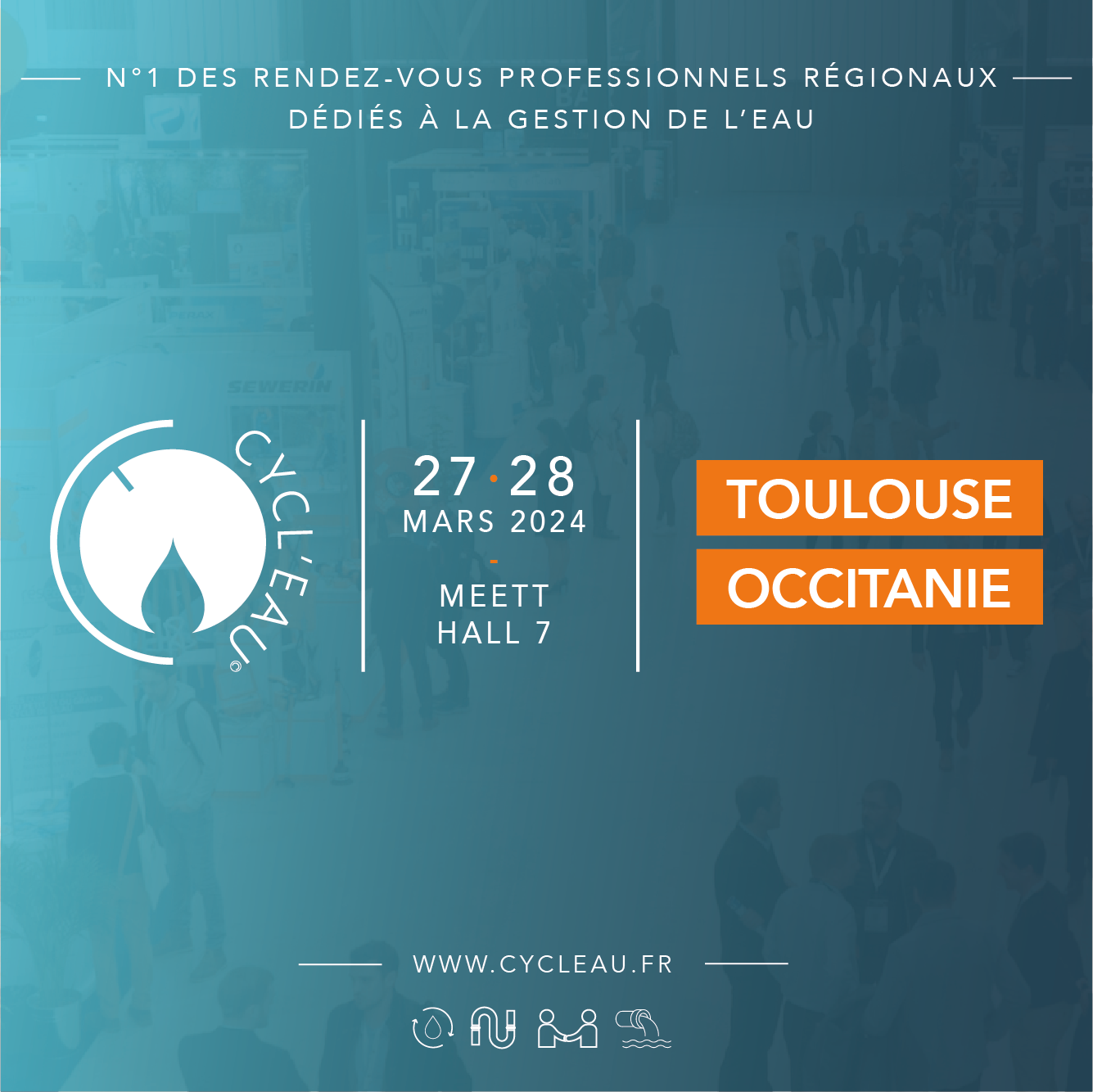 Nous sommes au Salon Cycl'Eau à Toulouse | SYDED du Lot